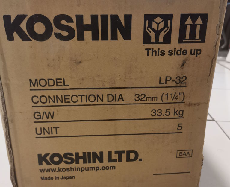 Bomba manual para barril Koshin LP32